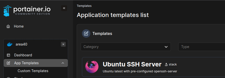 Deploy an Open SHH server container - Cluster 4.0 Documentation